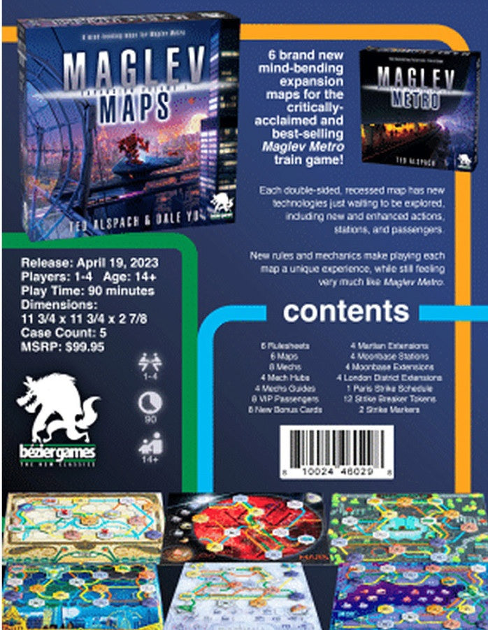 Maglev Maps Volume 1