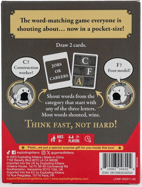 Grab & Game Really Loud Librarians (by Exploding Kittens)