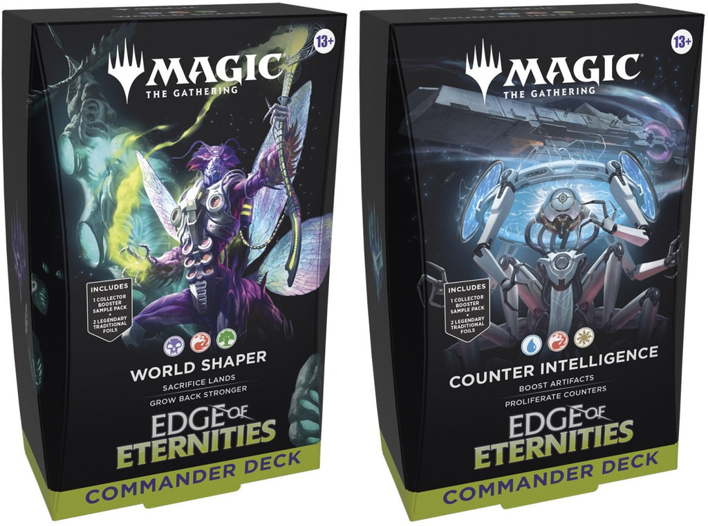 Magic the Gathering Edge of Eternities Commander Deck Set of 2 Pre Ord