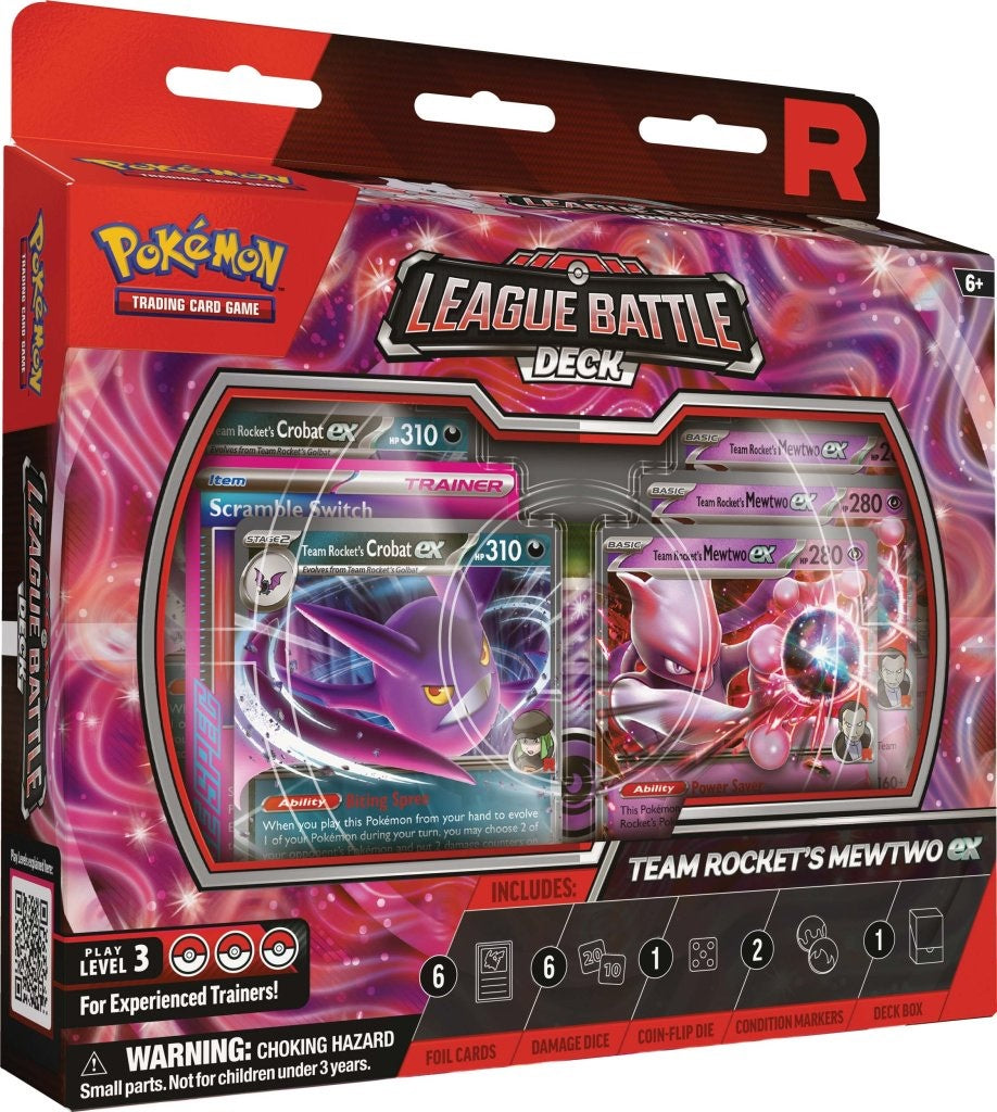 Pokemon TCG Team Rocket’s Mewtwo ex League Battle Deck