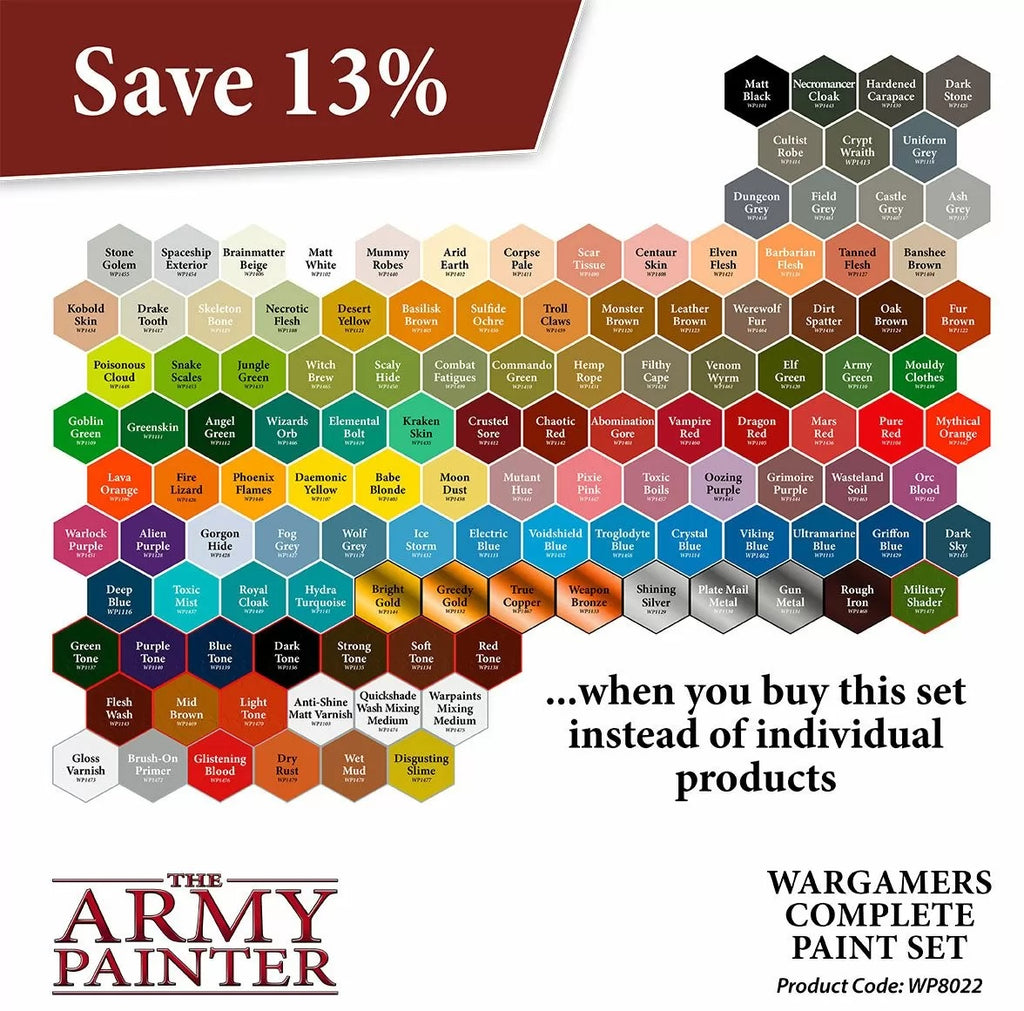 Army Painter Paint Set Complete Paint Set