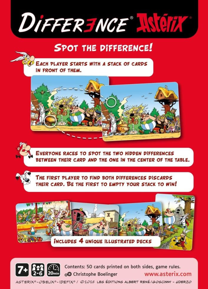 Difference Asterix Edition