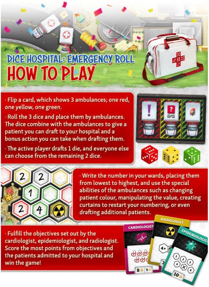 Dice Hospital Emergency Roll