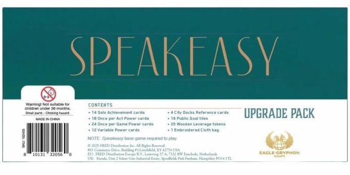 Speakeasy Upgrade Pack