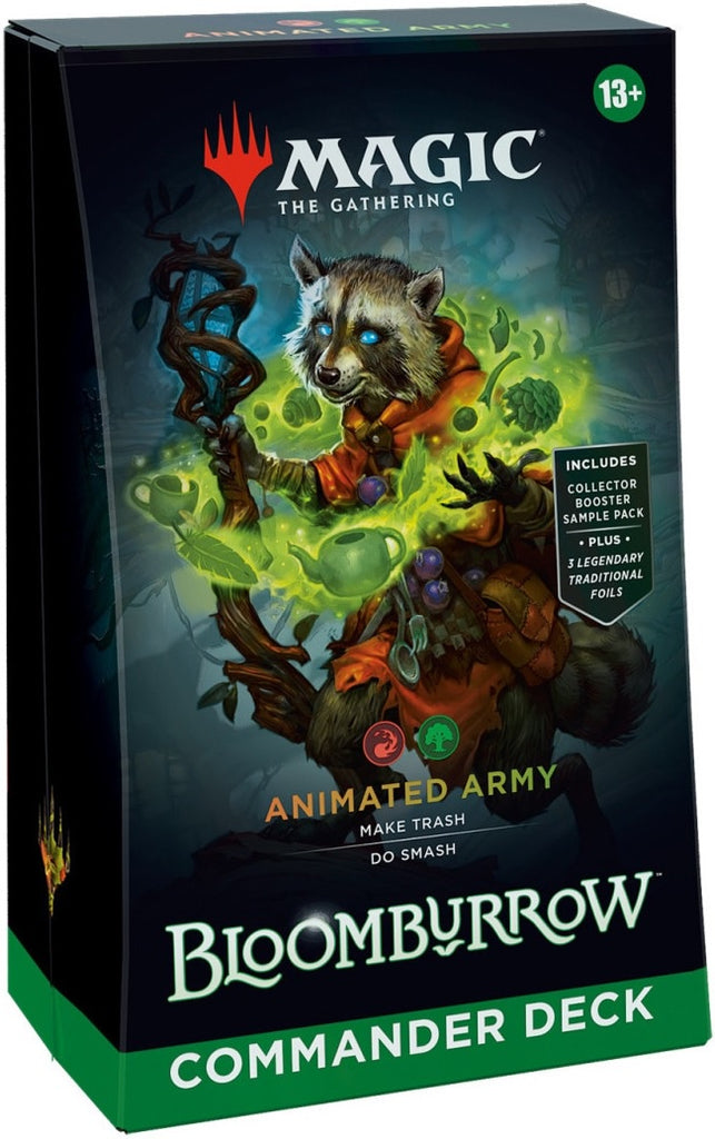 Magic the Gathering Bloomburrow Commander Deck Animated Army