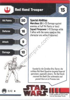 Masters of the Force 18 Red Hand Trooper