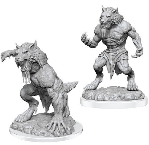 Critical Role Unpainted Miniatures Fey Werewolves