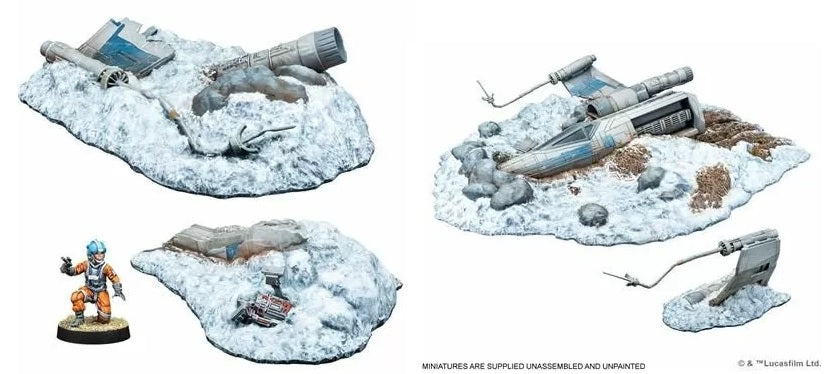 Star Wars Legion Crashed X-Wing Battlefield Expansion
