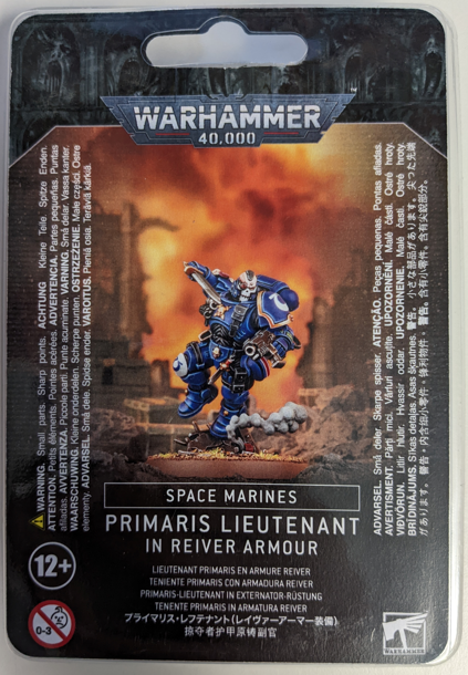 Warhammer 40K Space Marines Primaris Lieutenant in Phobos/Reiver Armou